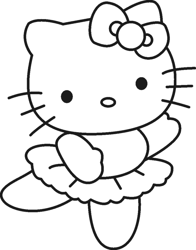 Hello Kitty - Pobarvanke za otroke
